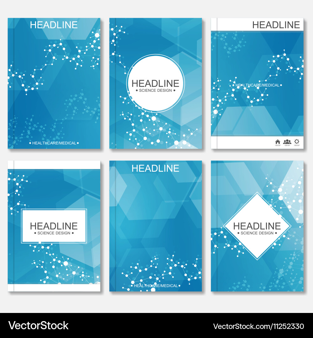 Science background modern templates Royalty Free Vector
