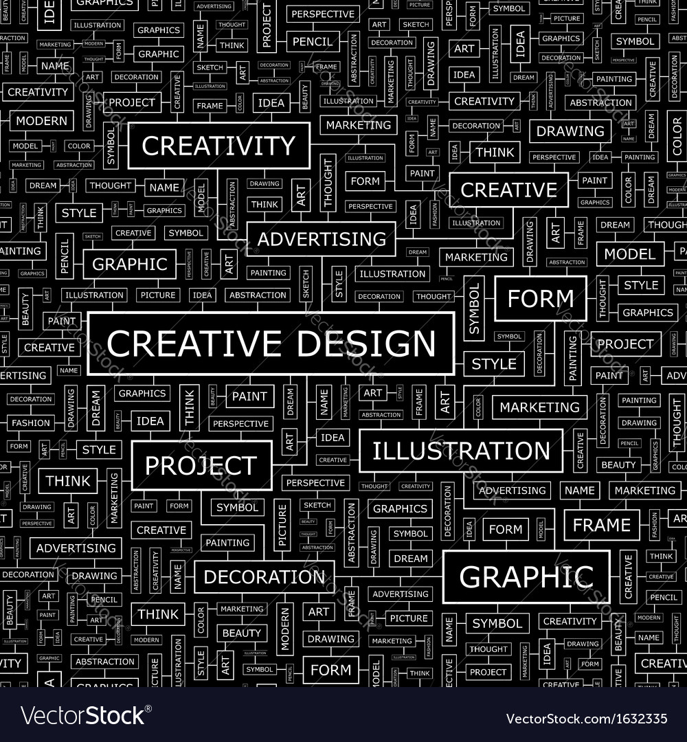 Creative design Royalty Free Vector Image - VectorStock