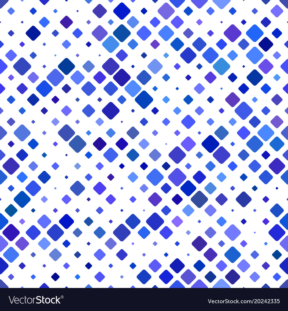 Geometric diagonal rounded square pattern Vector Image