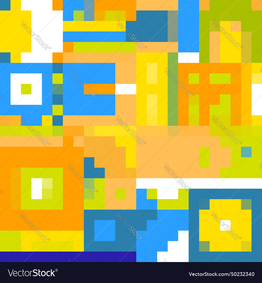 Abstract eco background simple pixel pattern Vector Image