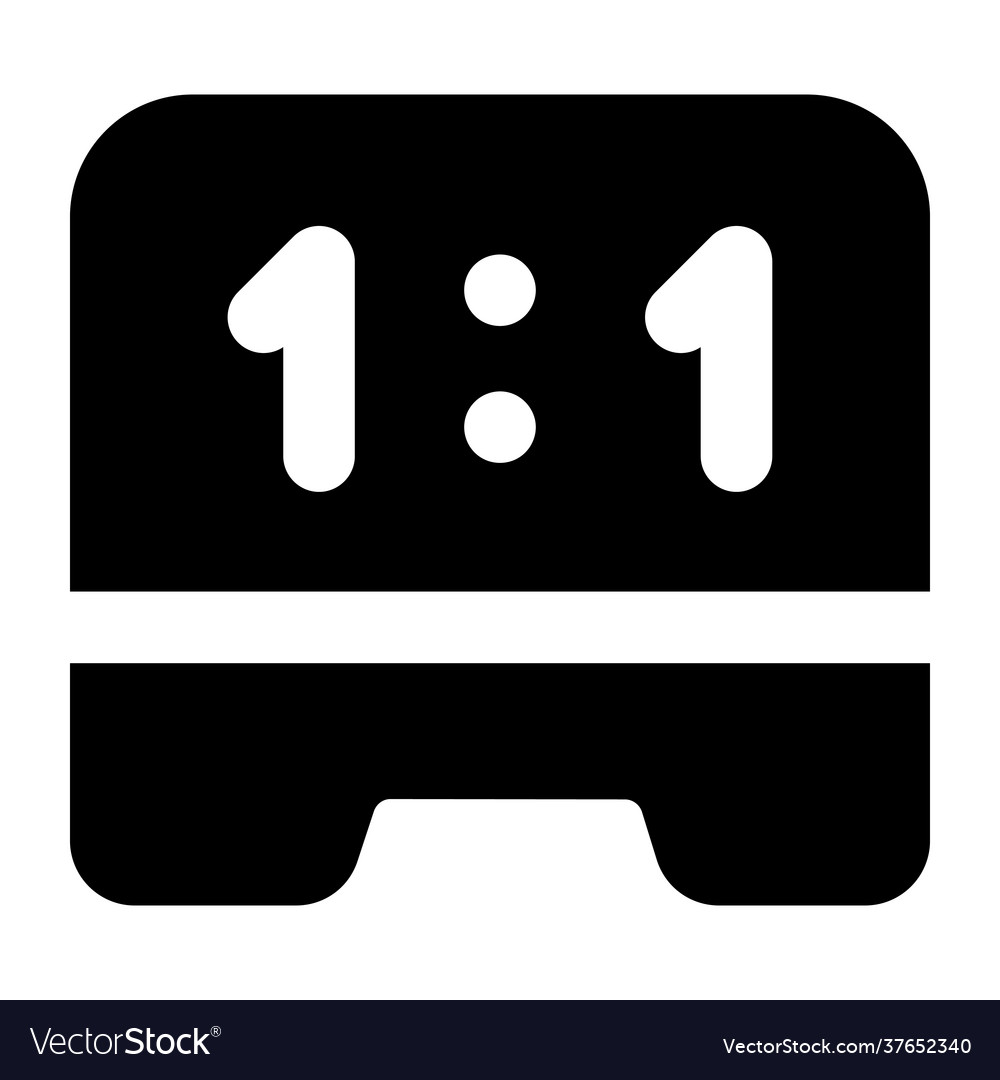 Digital timer Royalty Free Vector Image - VectorStock