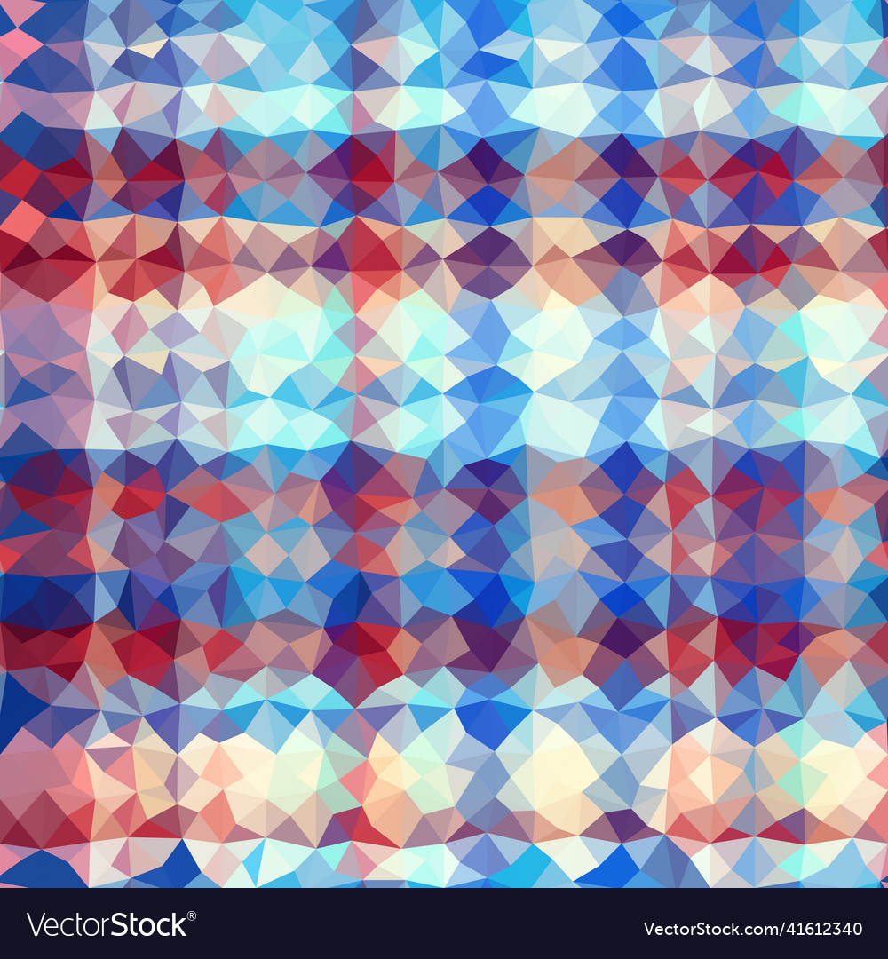 Geometric Seamless Abstract Pattern Low Poly Style