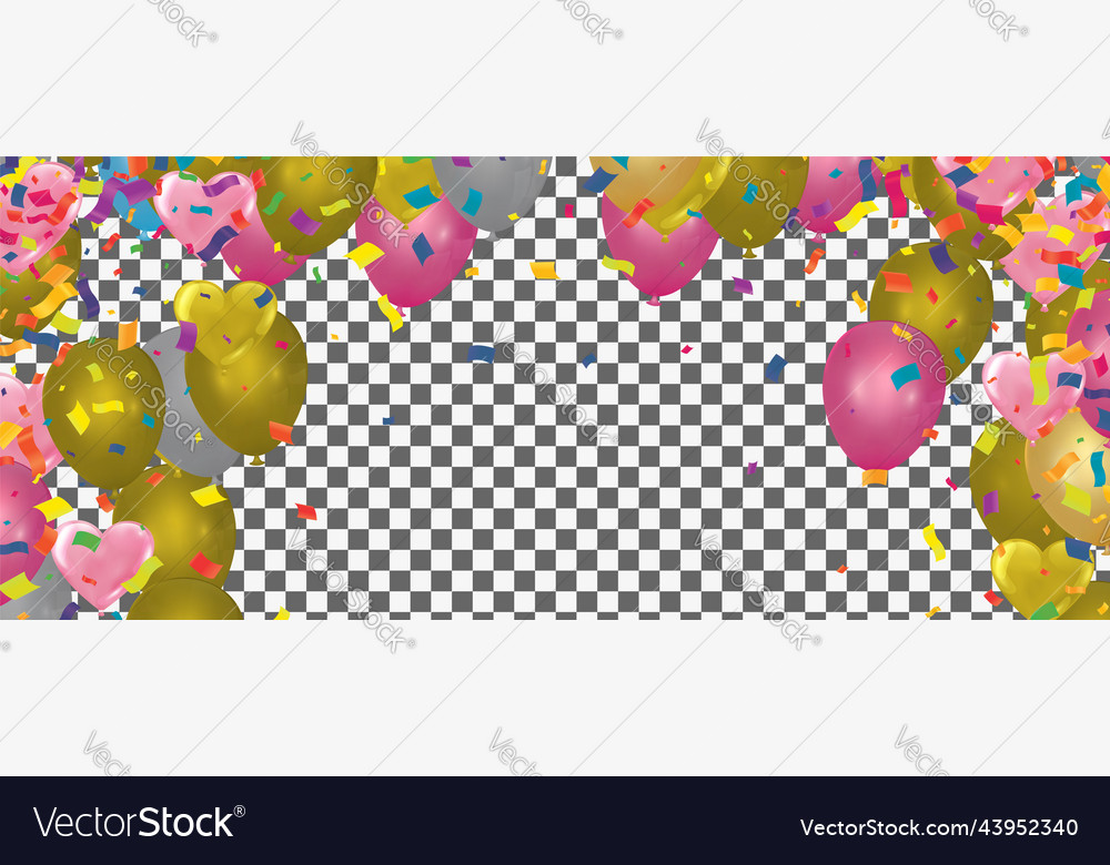 Grand opening card design with balloons gold Vector Image Grand opening card design with balloons gold Vector Image