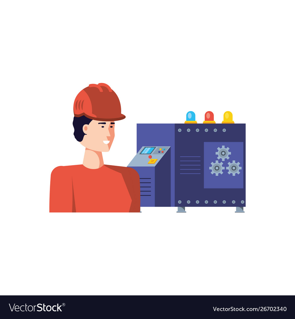 Isolated avatar professional worker design Vector Image