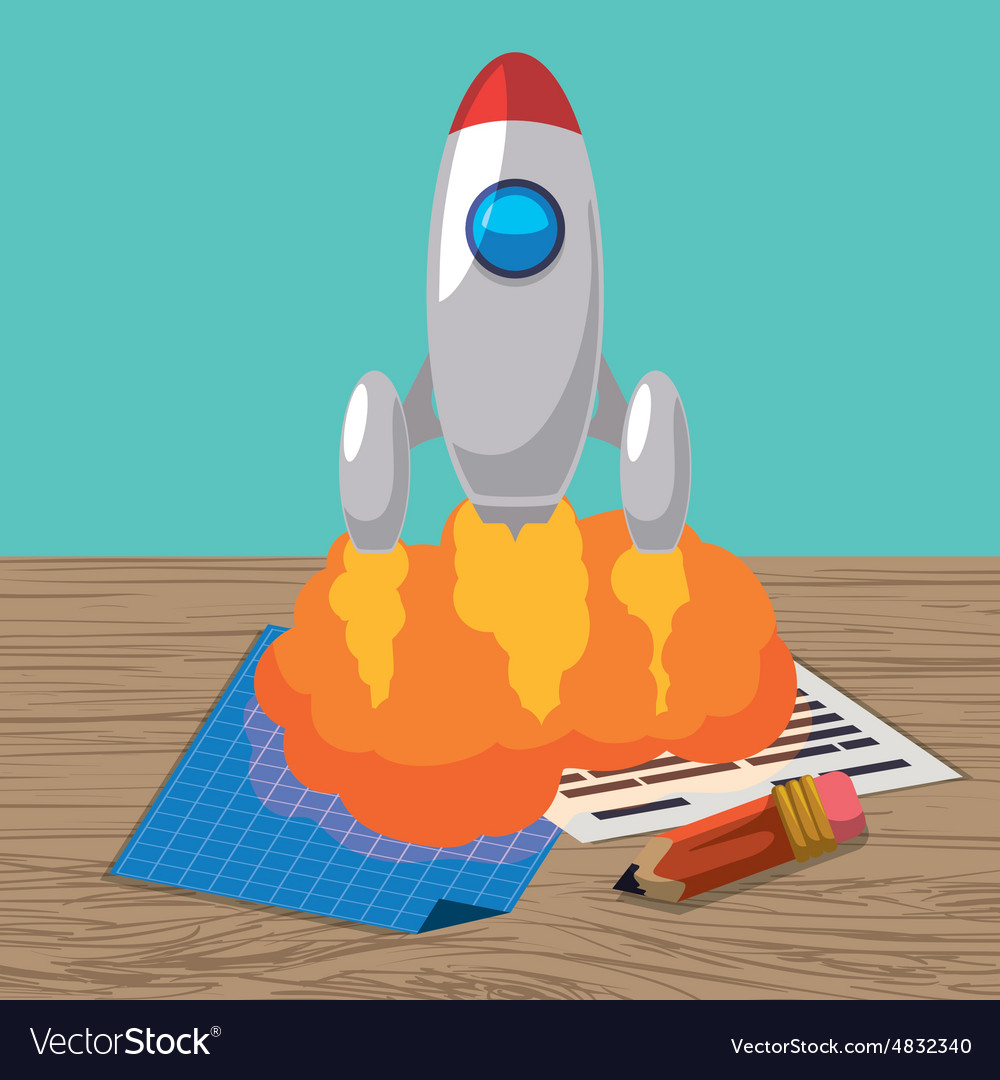 Rocket design Royalty Free Vector Image - VectorStock