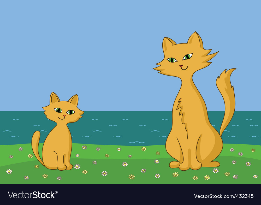 Cat Royalty Free Vector Image - VectorStock