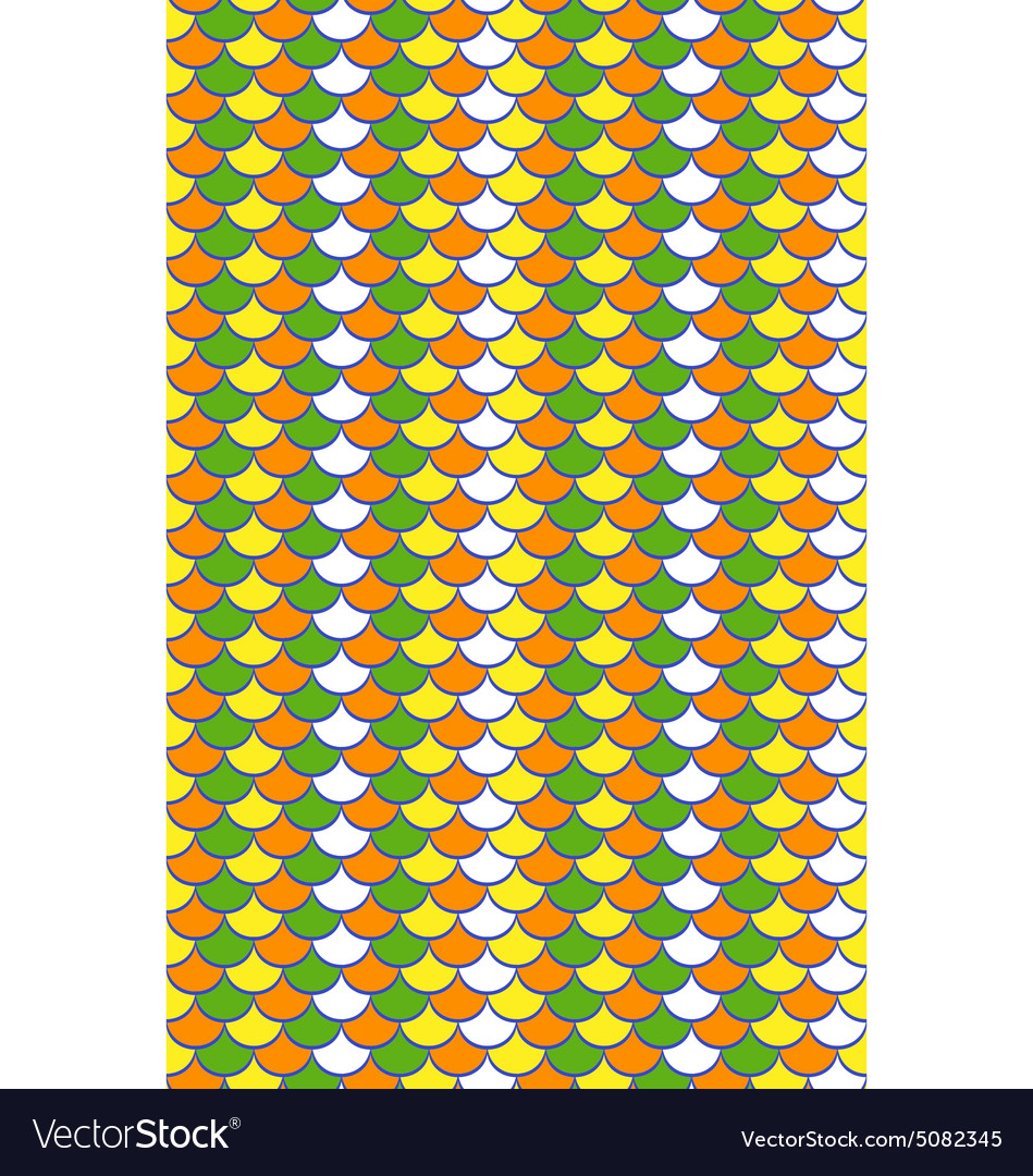 Seamless bright scale pattern Royalty Free Vector Image