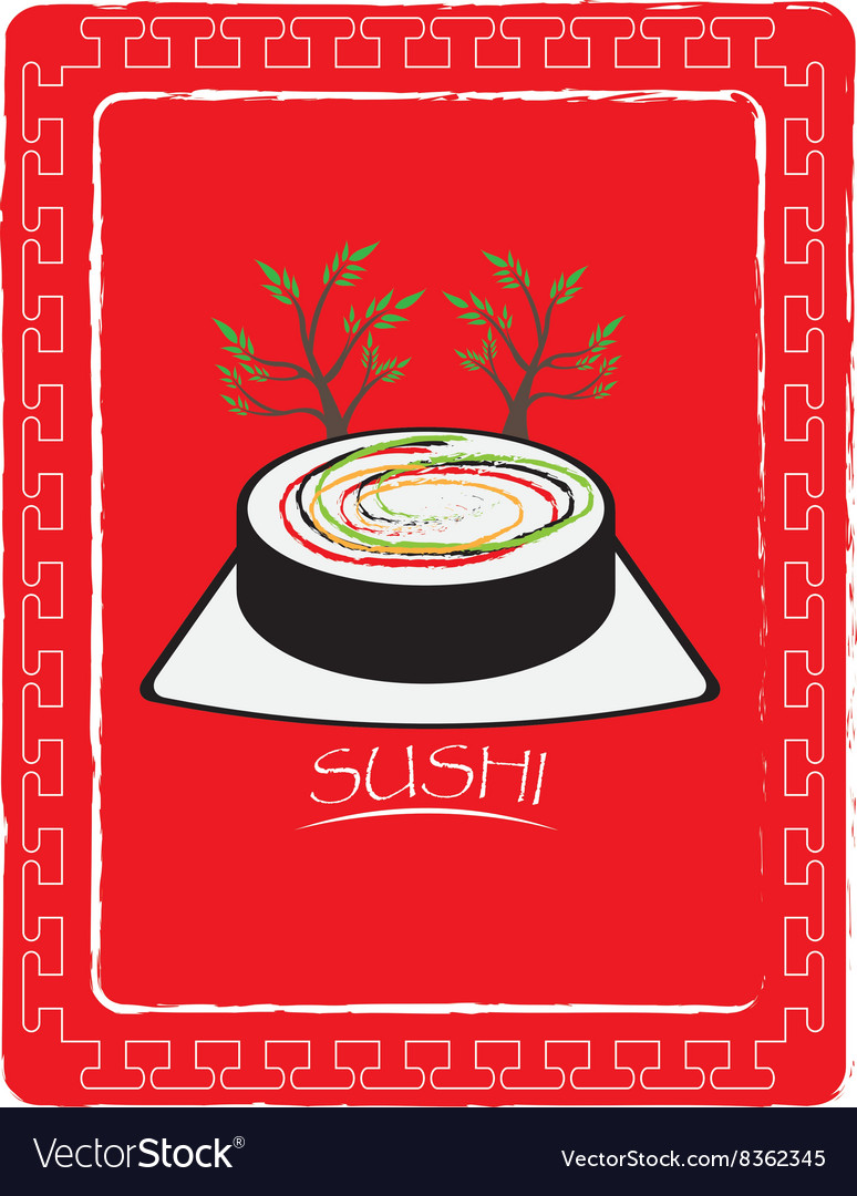Sushi Royalty Free Vector Image - VectorStock