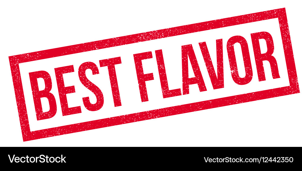 Best flavor rubber stamp Royalty Free Vector Image