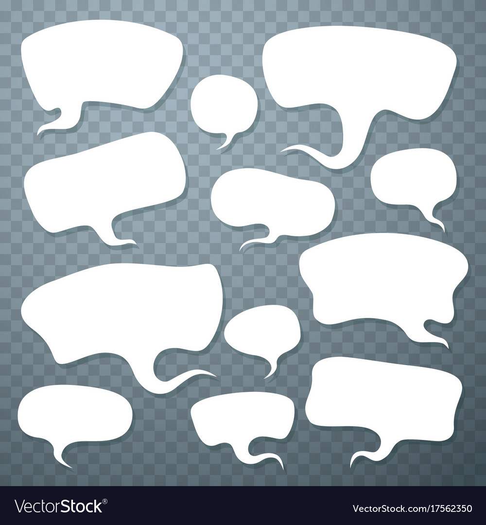 Cloud Talk Set Art Shape Royalty Free Vector Image cloud-talk-set-art-shape-royalty-free-vector-image