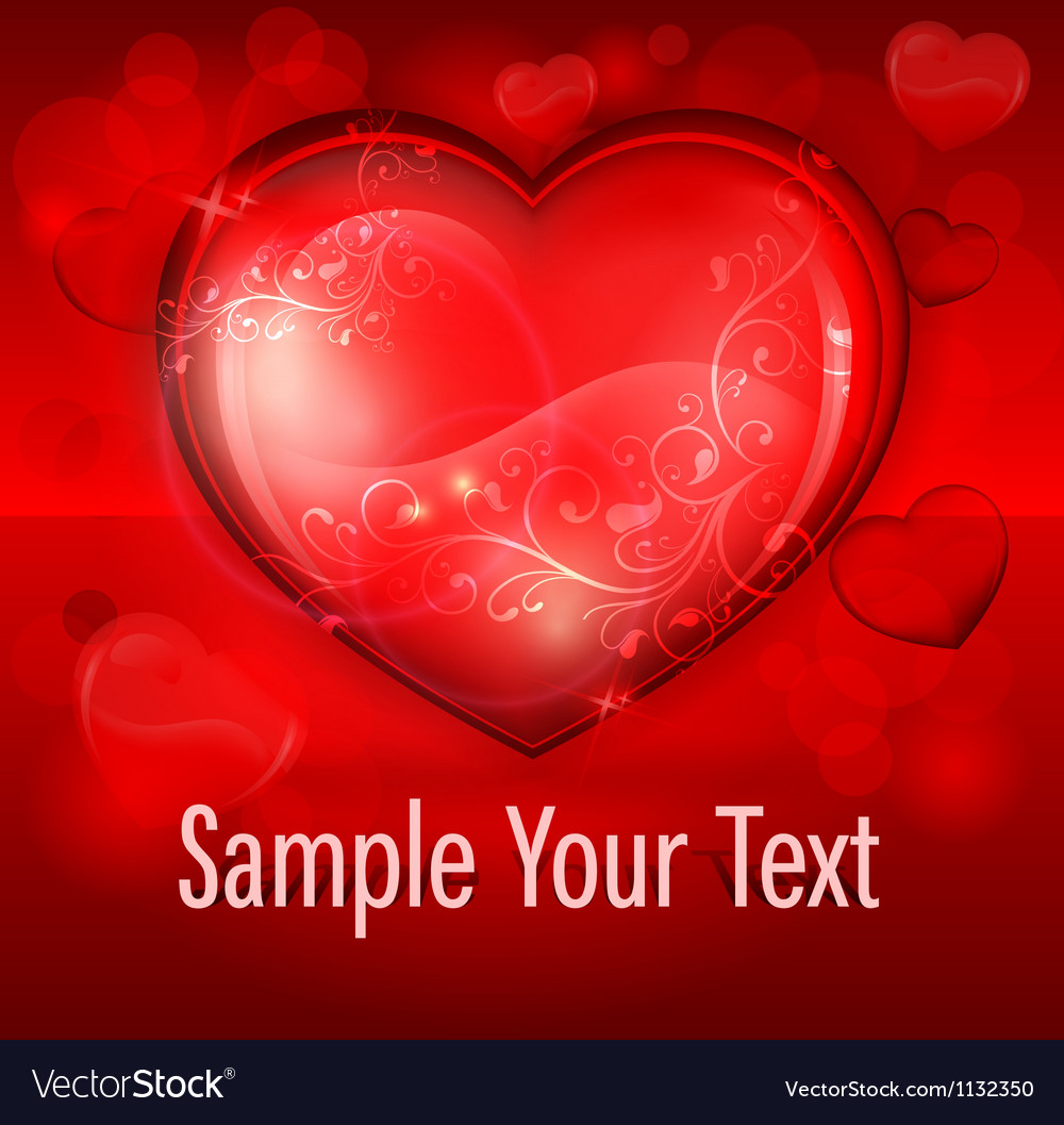 Heart pattern Royalty Free Vector Image - VectorStock