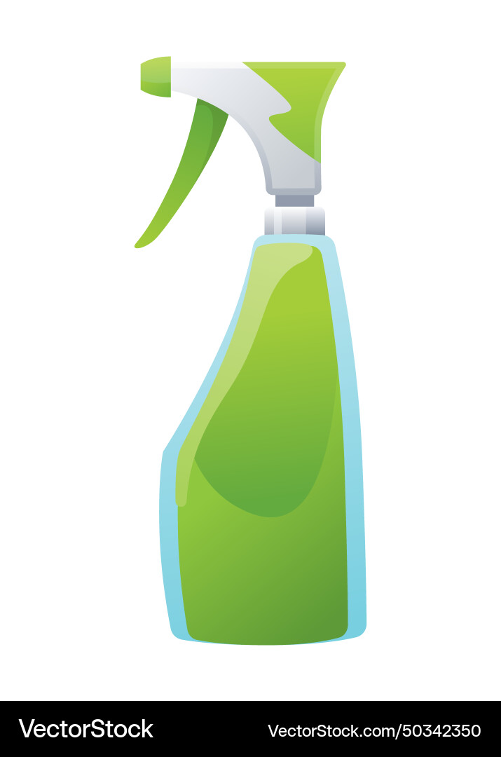 Window cleaning spray bottle icon graphic Vector Image