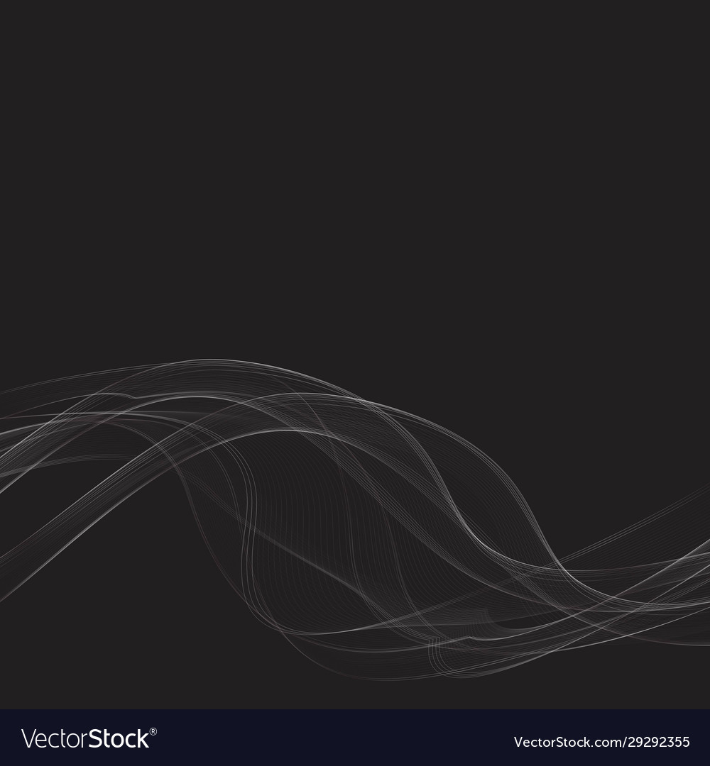 Abstract smooth gray background wave design Vector Image Abstract smooth gray background wave design Vector Image