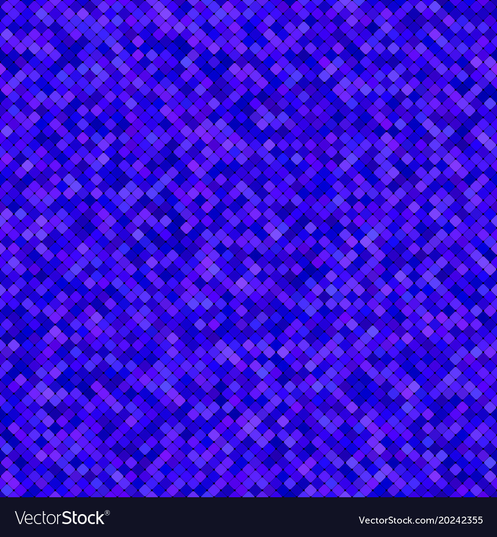 Blue abstract diagonal square pattern background Vector Image