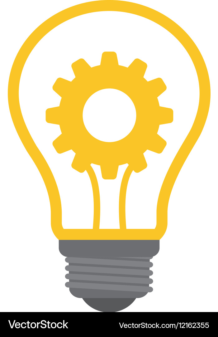 Bulb big idea Royalty Free Vector Image - VectorStock