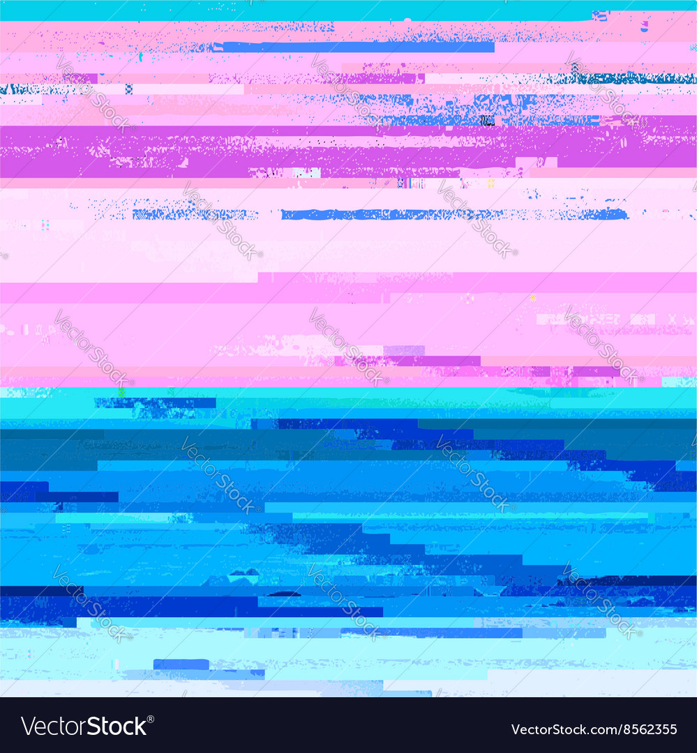 Colored abstract glitch art design background Vector Image Colored abstract glitch art design background Vector Image