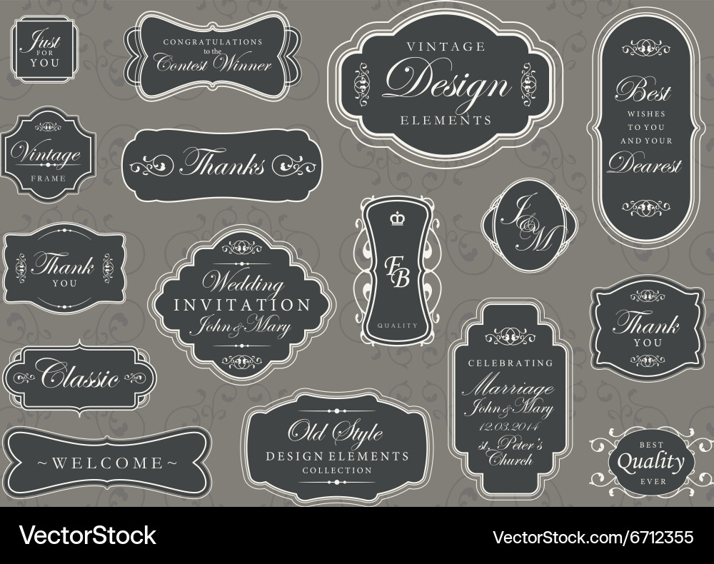 Frames Royalty Free Vector Image - VectorStock