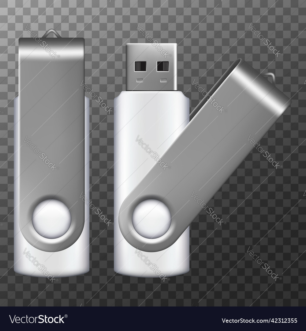 Usb flash drive Royalty Free Vector Image - VectorStock