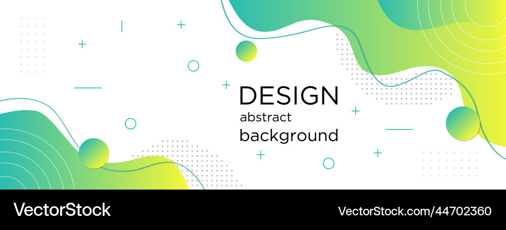 Colorful template banner with gradient color Vector Image