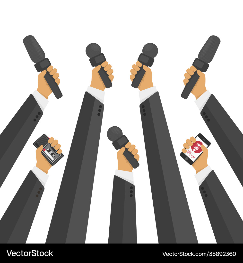 News banner poster template Royalty Free Vector Image