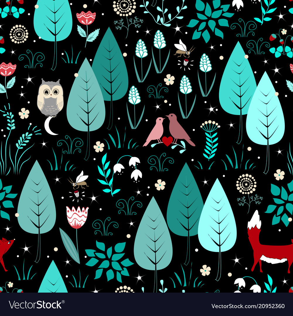 Spring or summer pattern Royalty Free Vector Image