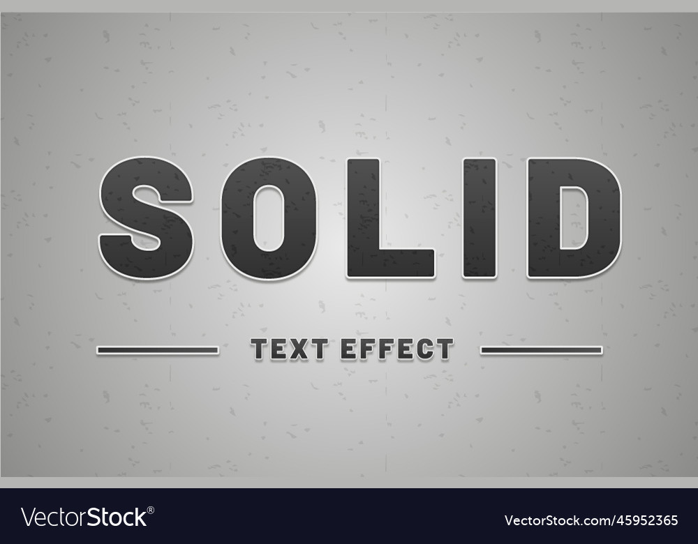 Style effect editable text effect Royalty Free Vector Image