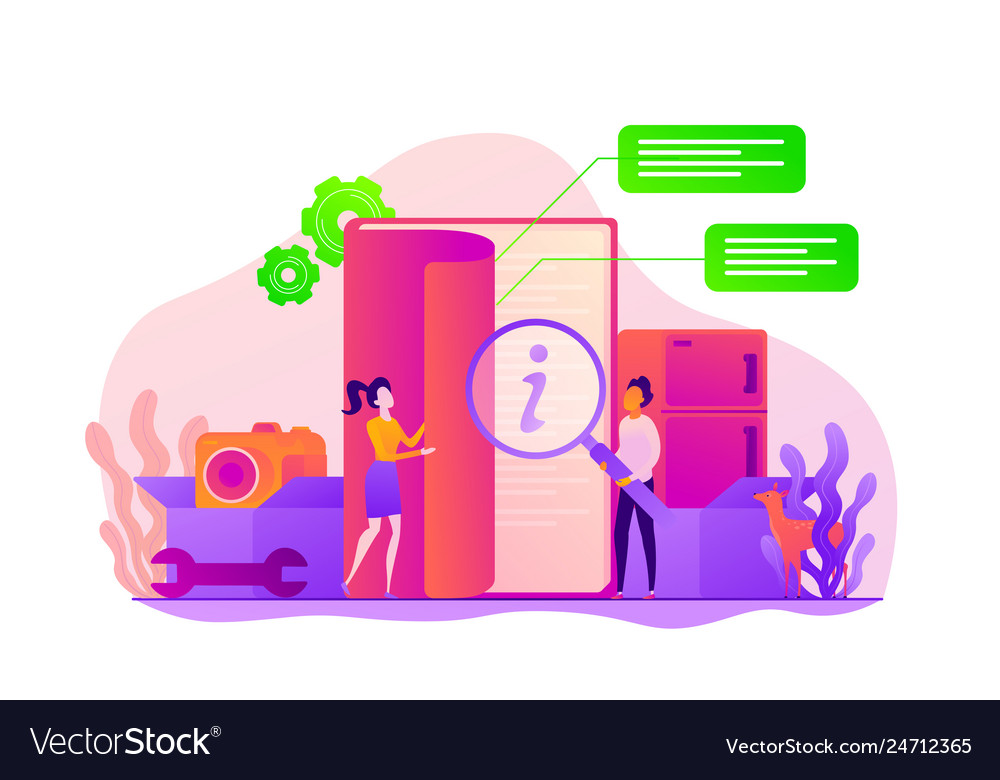 User guide concept Royalty Free Vector Image - VectorStock User guide concept Royalty Free Vector Image - VectorStock