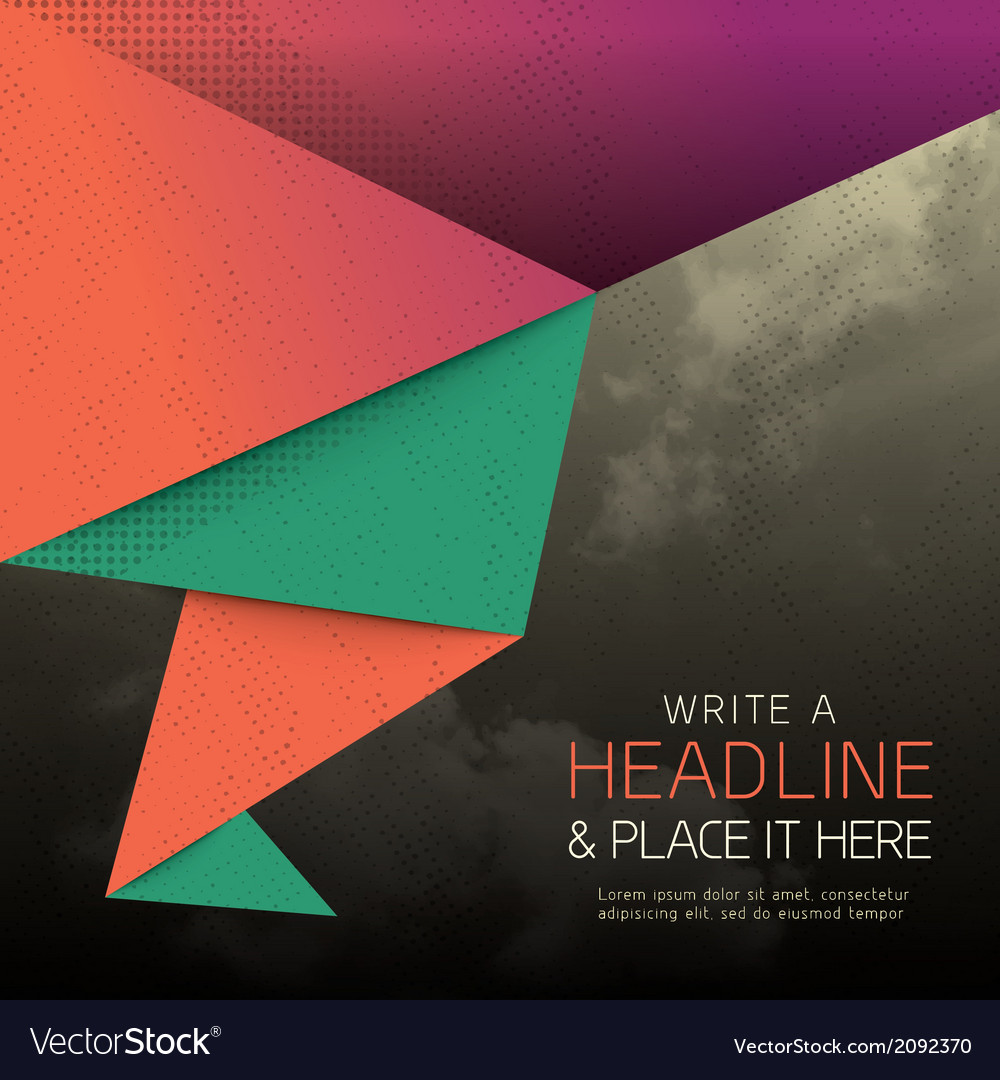 Abstract shape background Royalty Free Vector Image