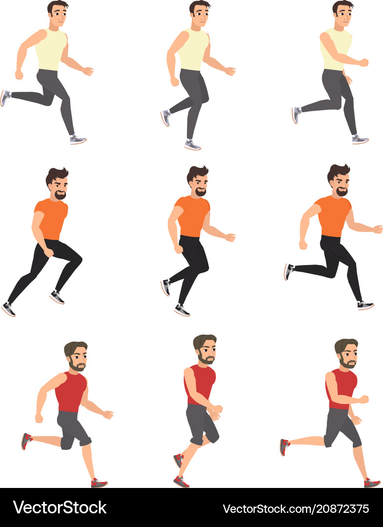 Love of running Royalty Free Vector Image - VectorStock
