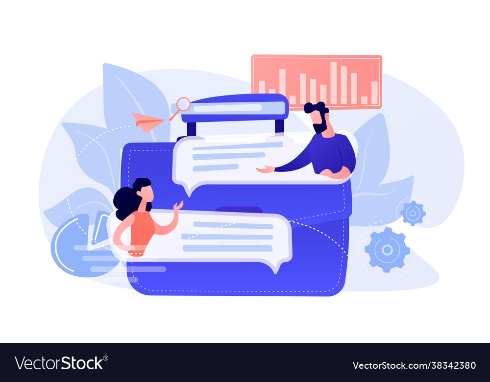 Consulting concept Royalty Free Vector Image - VectorStock