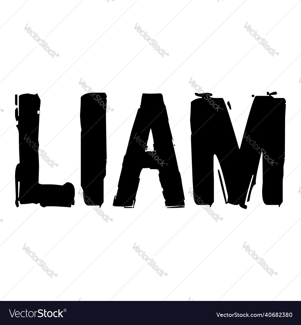 Liam Royalty Free Vector Image - VectorStock