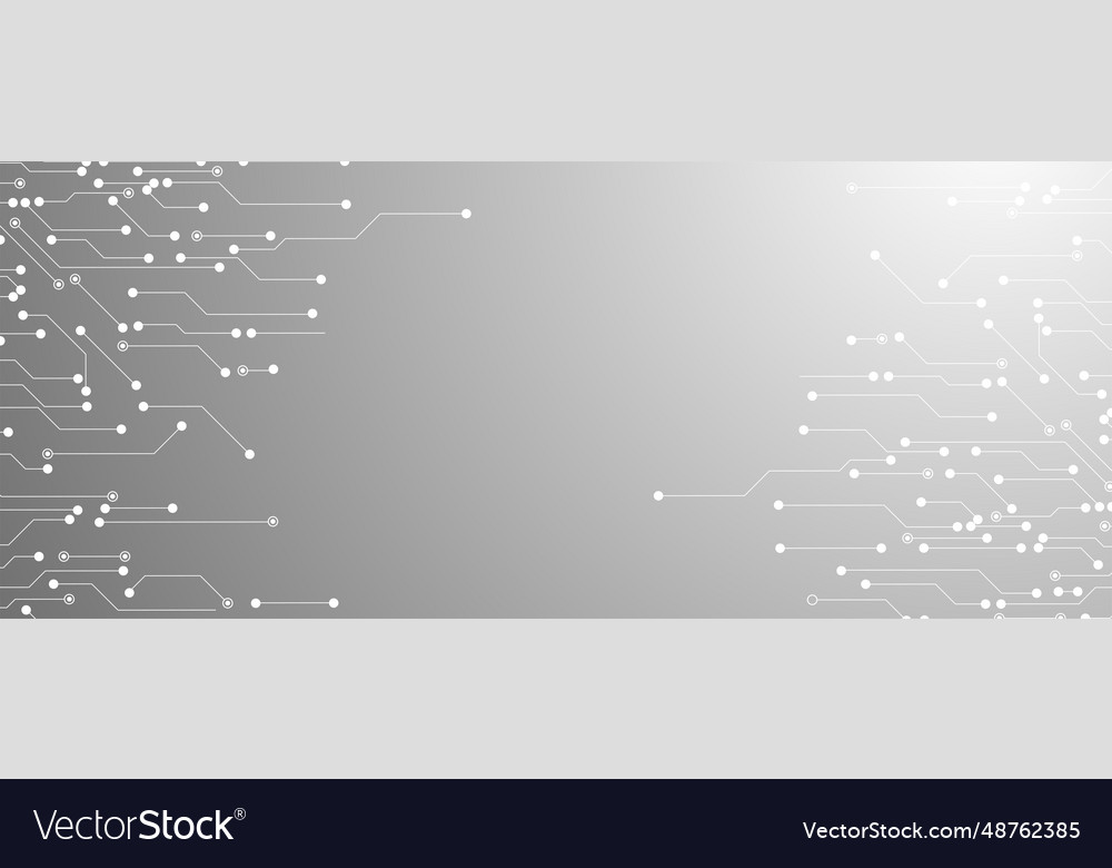 Abstract structure circuit computer technology Vector Image
