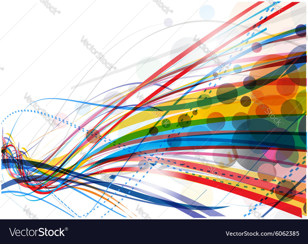 Abstract wave line Royalty Free Vector Image - VectorStock