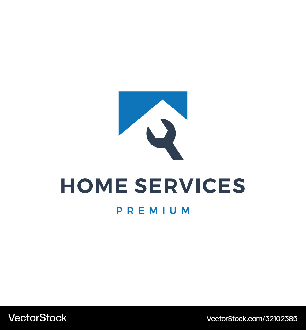 Home house service logo icon Royalty Free Vector Image