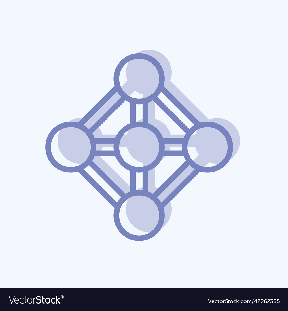 Icon deep learning suitable for data analytics Vector Image