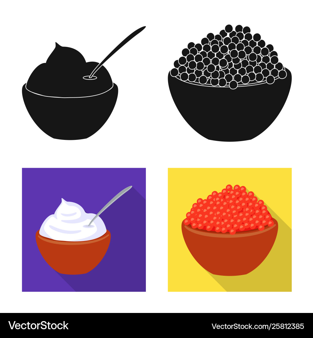 Isolated object taste and product sign set Vector Image