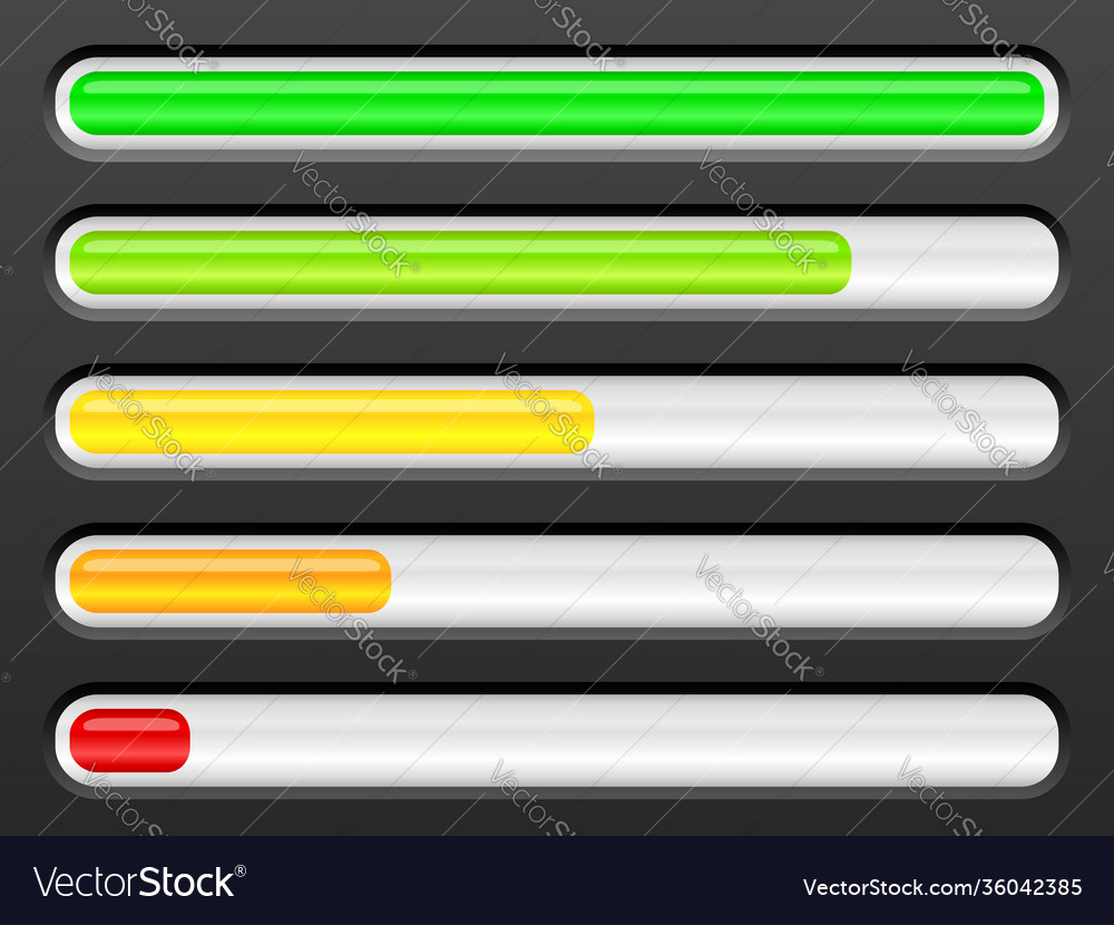 Loading bar Royalty Free Vector Image - VectorStock