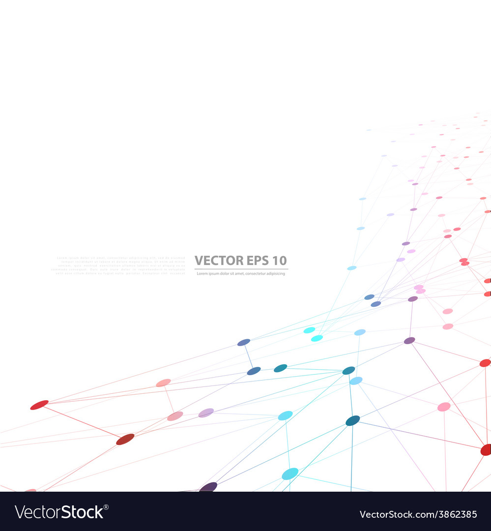 Network background abstract polygon Royalty Free Vector