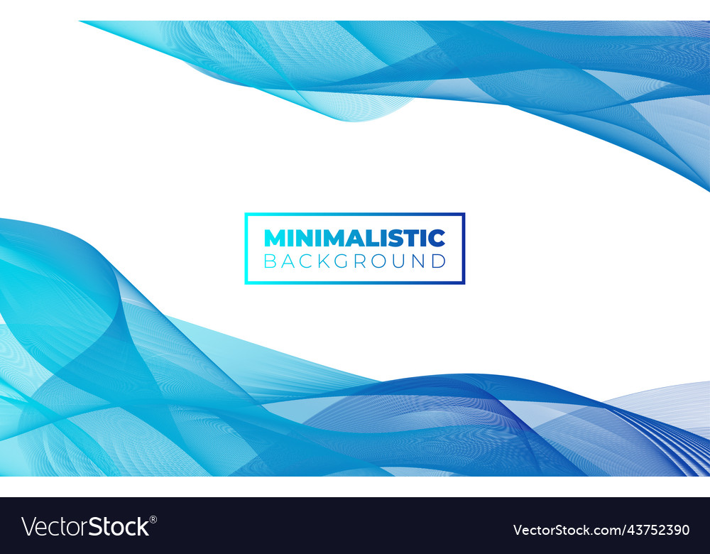 An abstract blue design with plenty of copyspace Vector Image