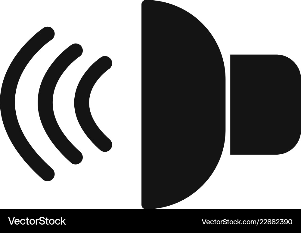 Sound icon Royalty Free Vector Image - VectorStock