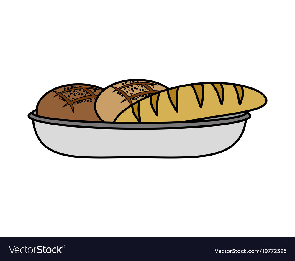 Isolated bread design Royalty Free Vector Image