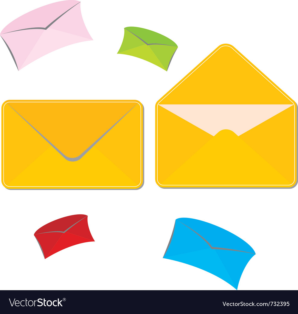 Mailing envelope Royalty Free Vector Image - VectorStock