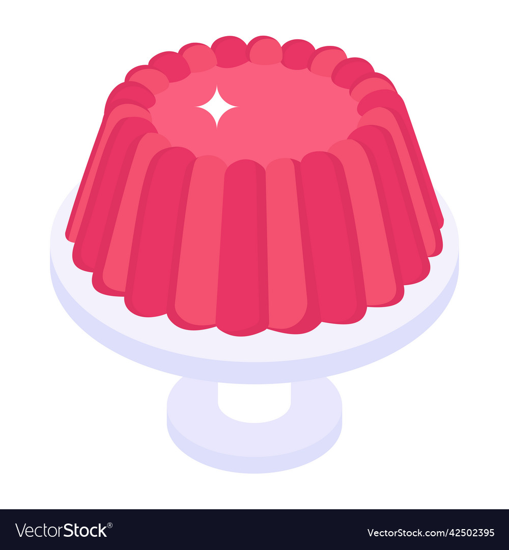 Pudding Royalty Free Vector Image - VectorStock