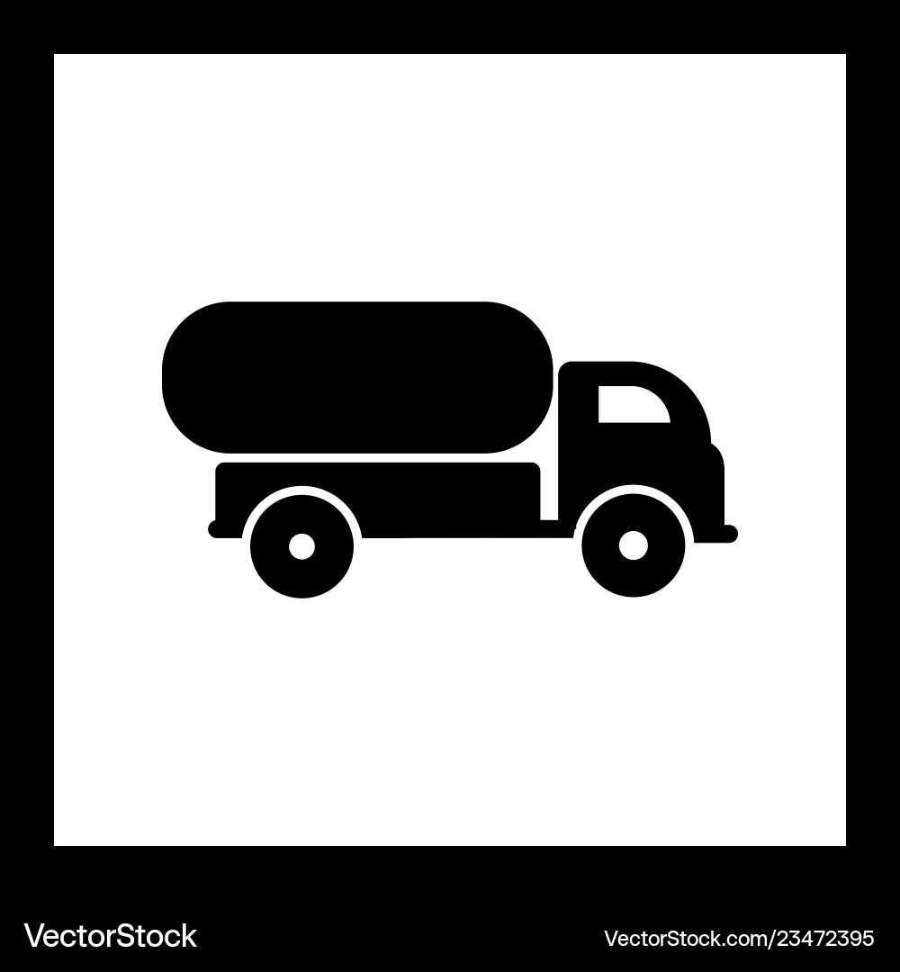 Tank truck icon Royalty Free Vector Image - VectorStock