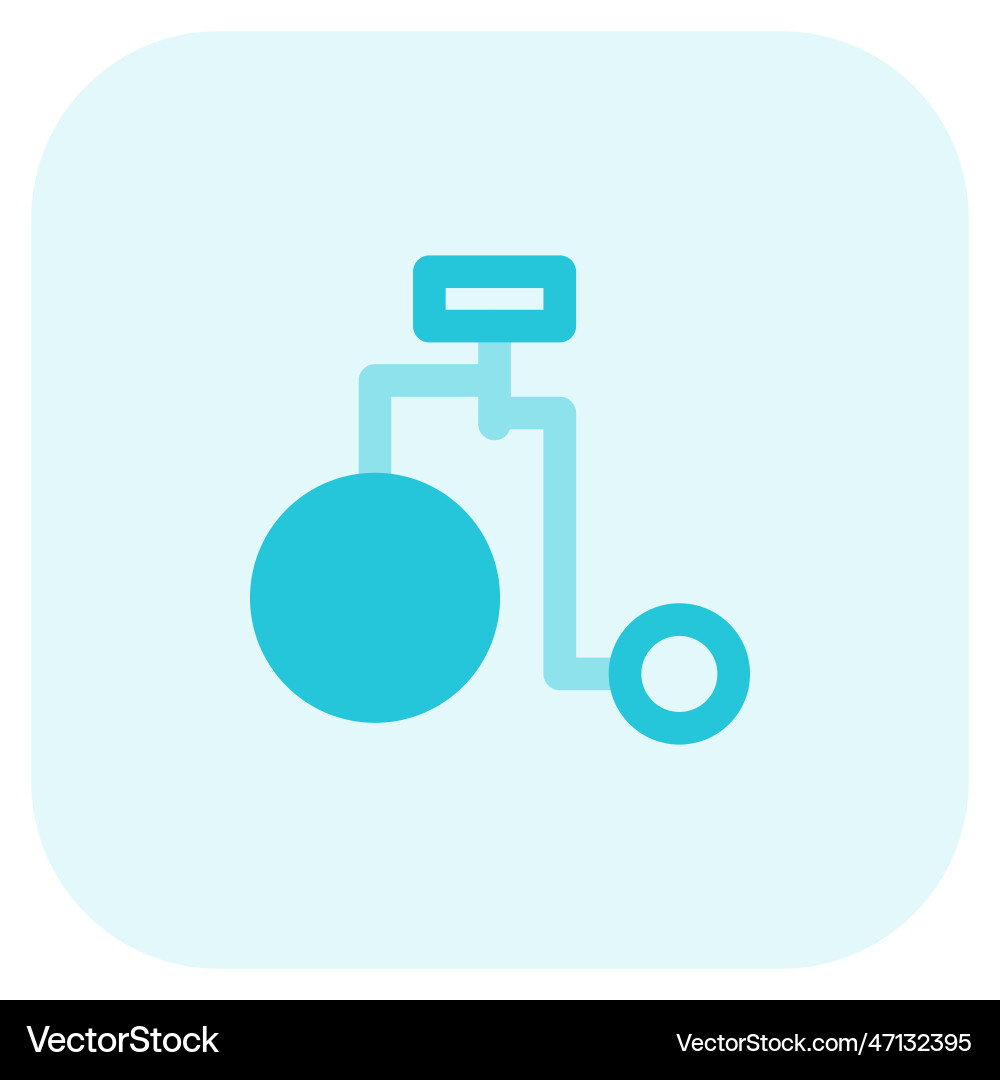 Wall-mounted operation light in a hospital Vector Image