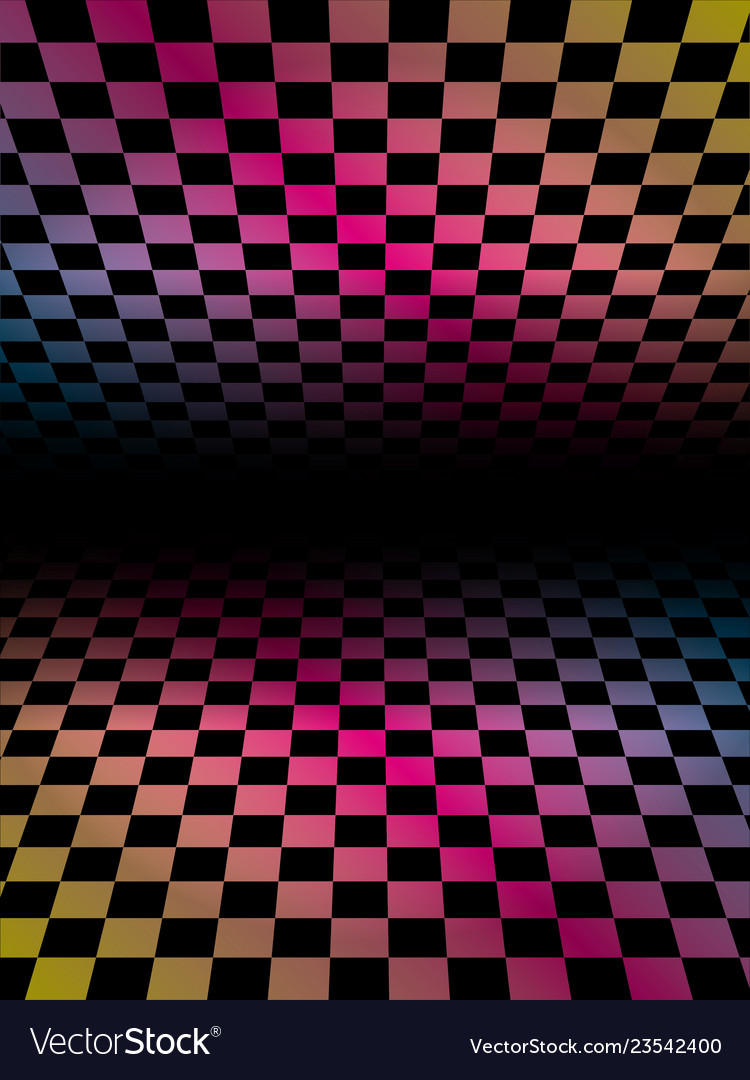 Colored grids background pattern rainbow Vector Image