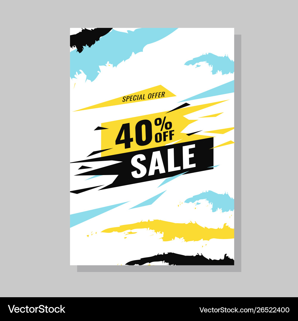 Sale banner template set Royalty Free Vector Image
