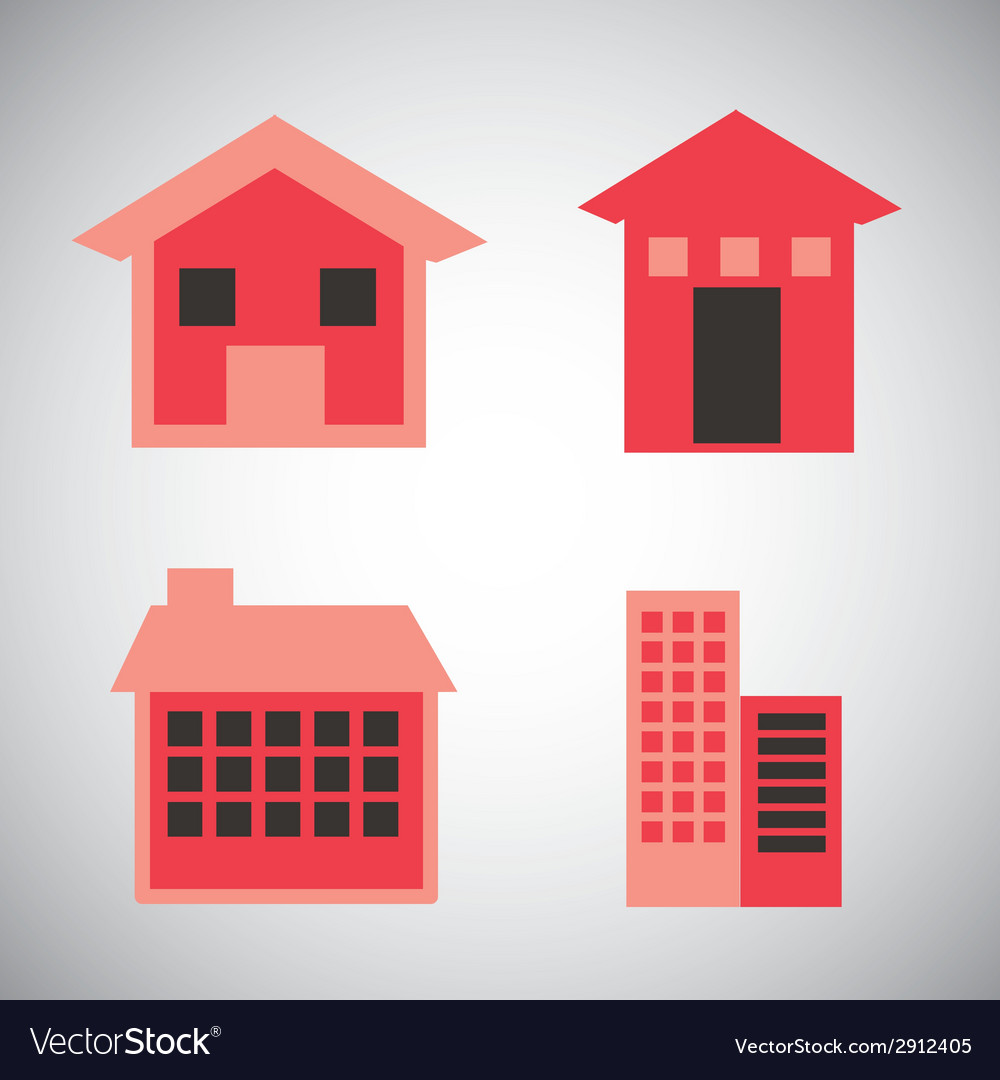Buildings design Royalty Free Vector Image - VectorStock