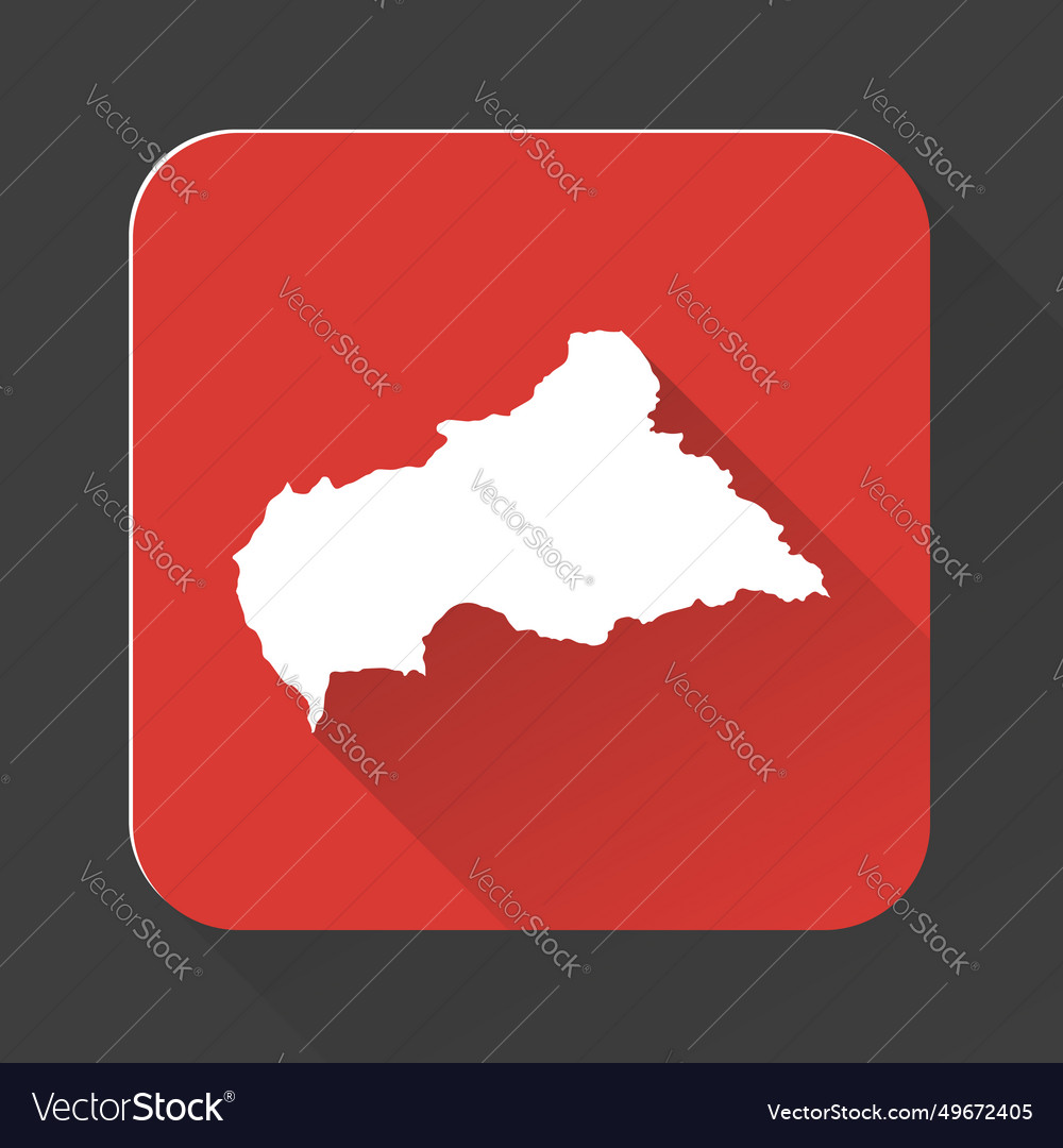 Highly Detailed Central African Republic Map Vector Image