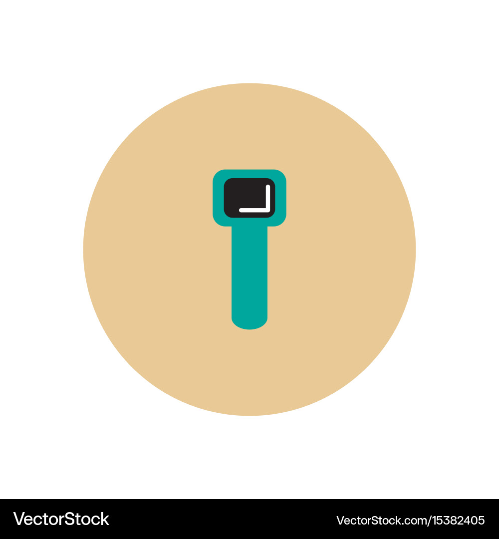 Icon on the white backgrounds in circles Vector Image